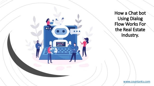 How a chat bot using dialog flow works