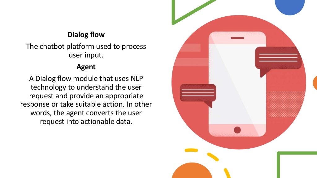How a chat bot using dialog flow works
