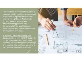 How ACS Assessment can be helpful to Become a Software and Application ...