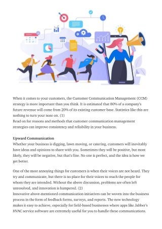 How a customer communications management strategy can improve ...