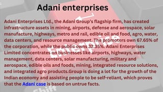 How Adani Group has diversified and expanded across India.pptx