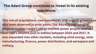 How Adani Group has diversified and expanded across India.pptx