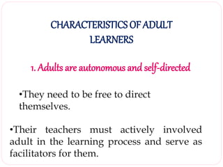 How adults learn | PPTX