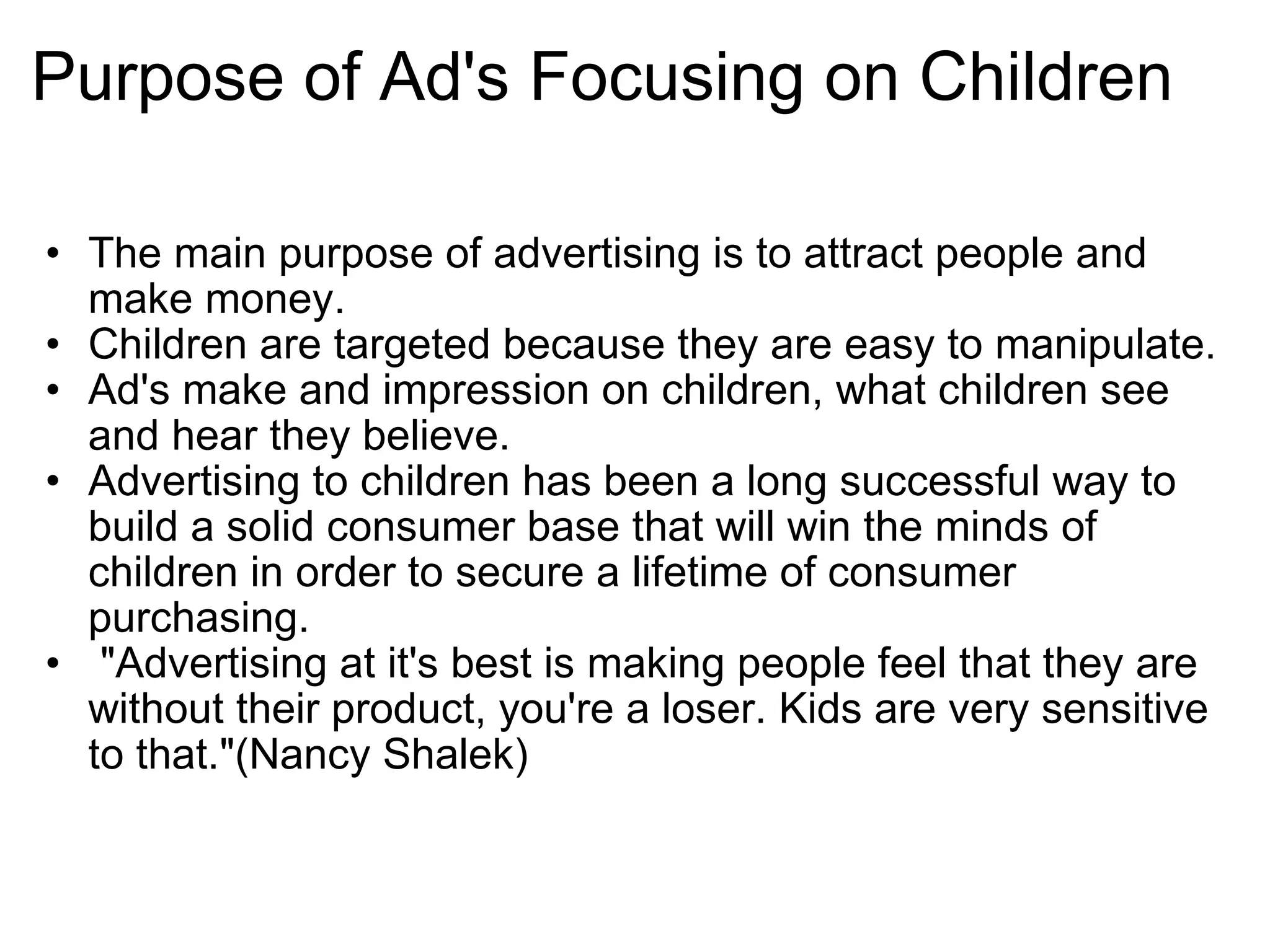 How advertising affects_children final | PPT