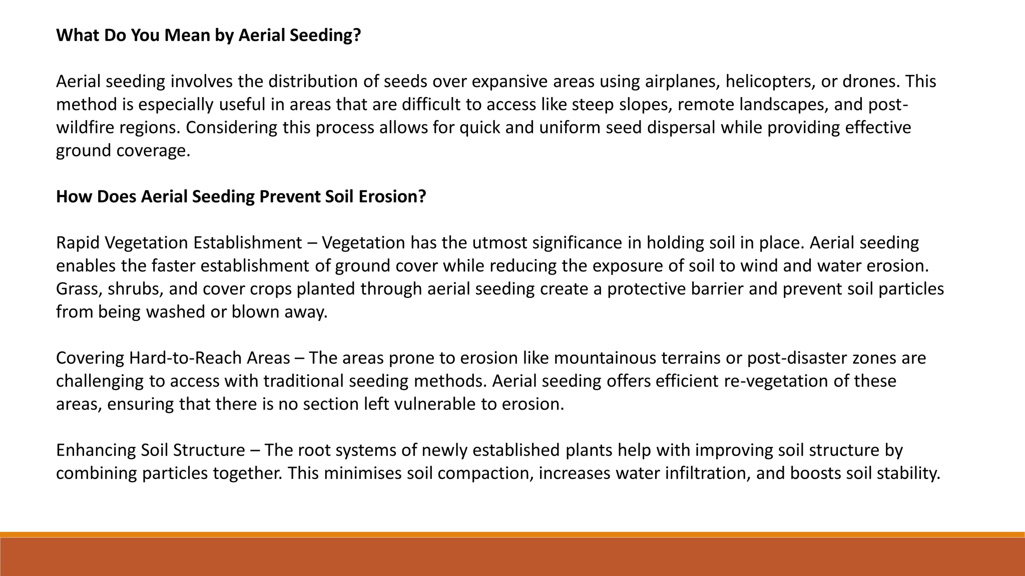 Aerial Seeding: A Game-Changer in Preventing Soil Erosion and Restoring ...