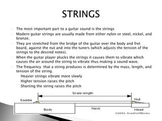 How a guitar works | PPTX