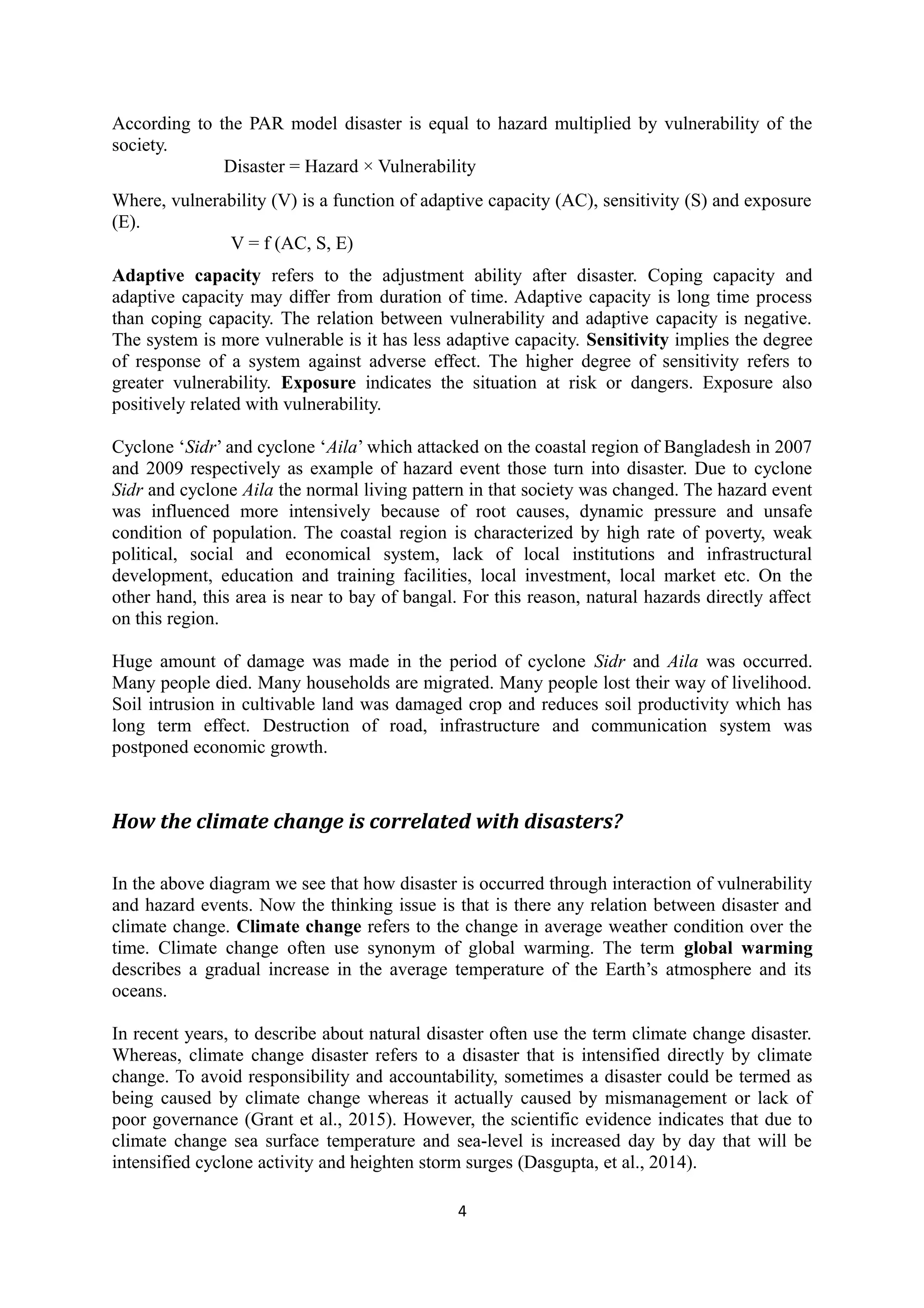 How a hazard event may turn into a disaster in the society | PDF