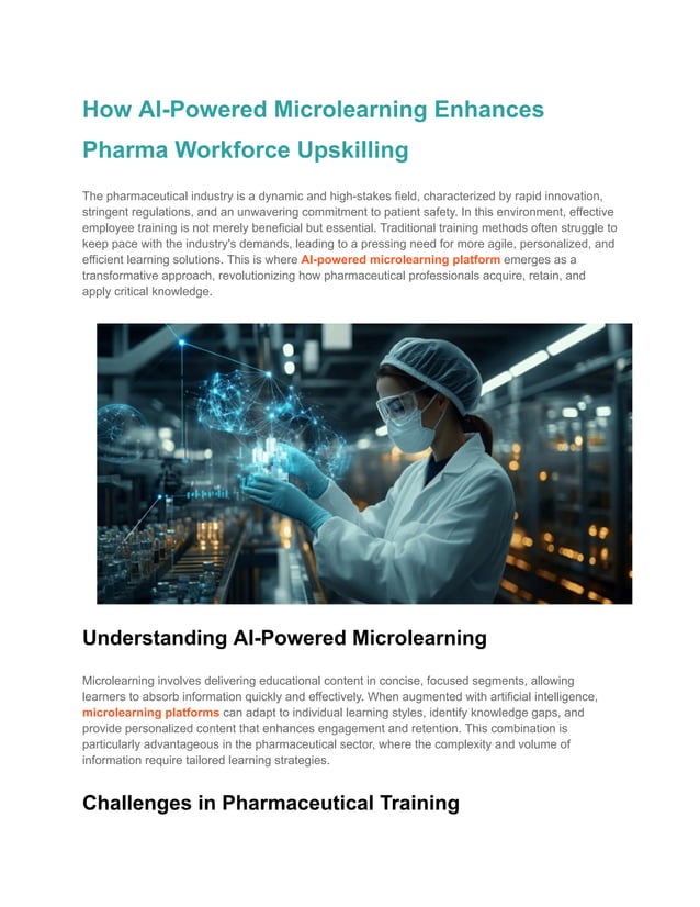 How AI-Powered Microlearning Enhances Pharma Workforce Upskilling.pdf