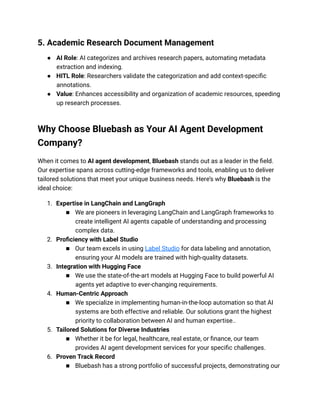 AI Agent Development Services for Filing Automation | Bluebash | PDF