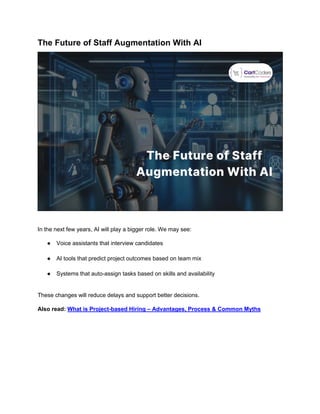 A Comprehensive Guide to AI and Automation in Staff Augmentation | PDF