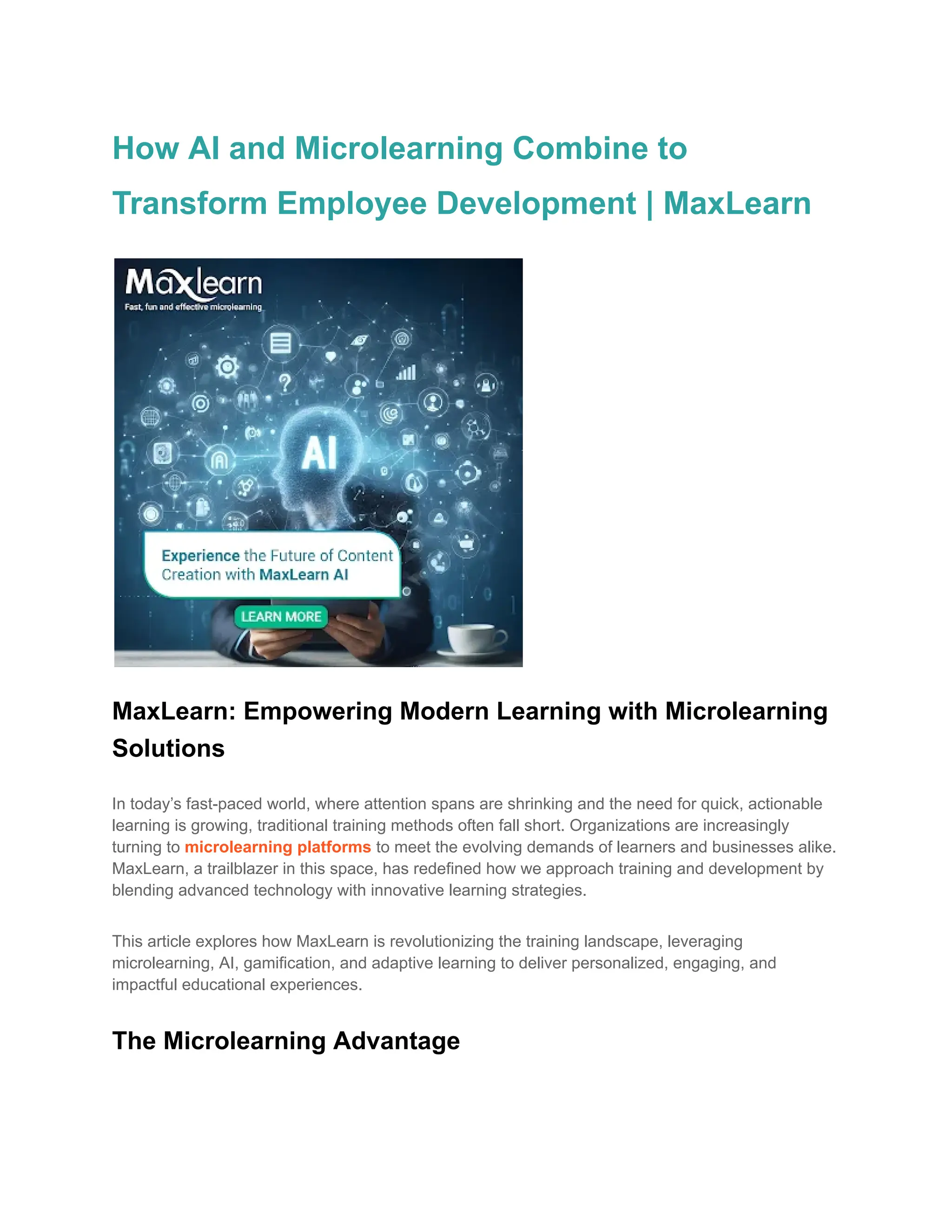 How AI and Microlearning Combine to Transform Employee Development _ MaxLearn.pdf