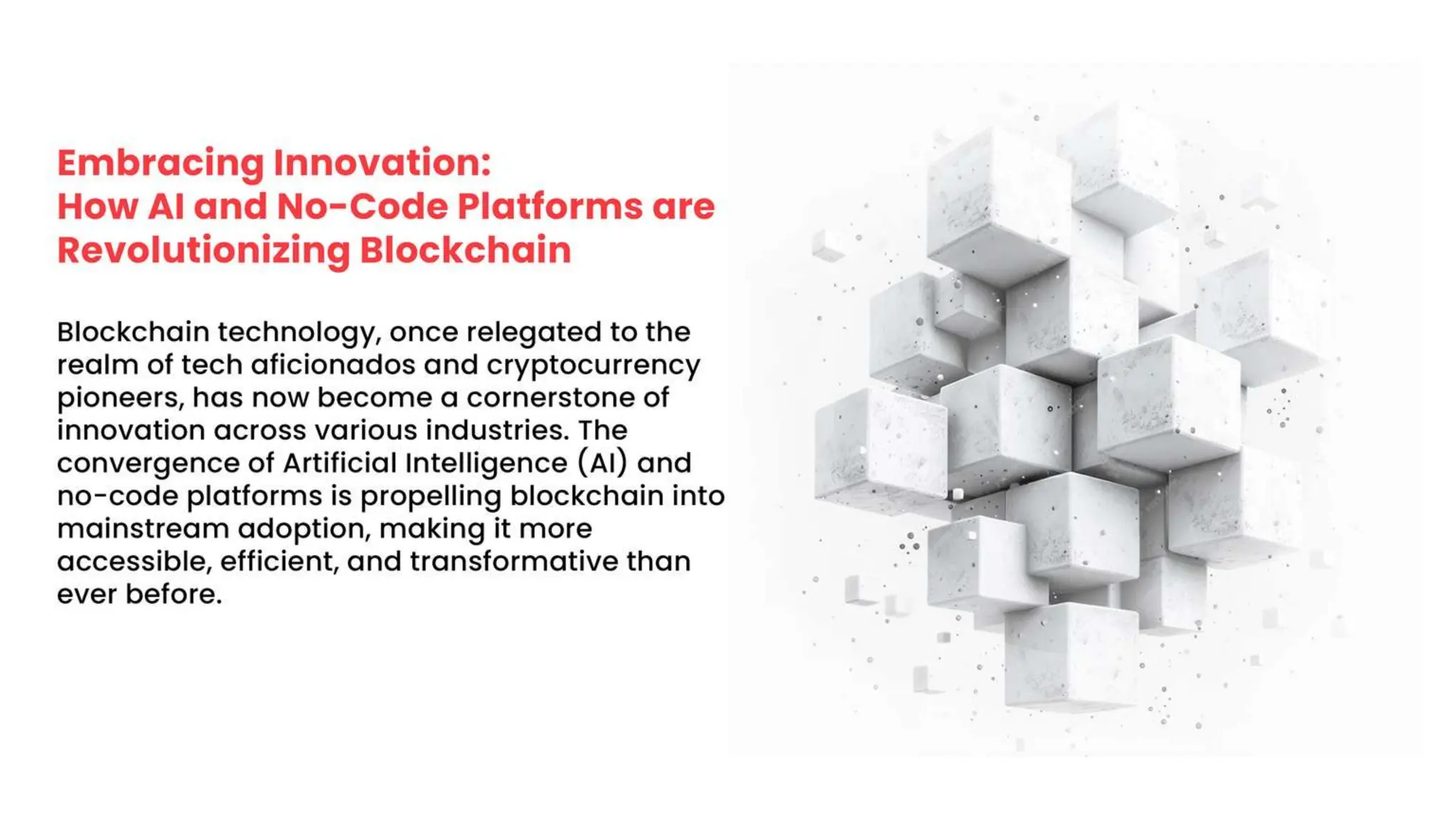 How Ai And No Code Platforms Are Revolutionizing Blockchain Ppt