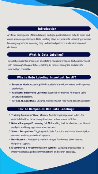 How AI Companies Use Data Labeling to Train Models | PDF