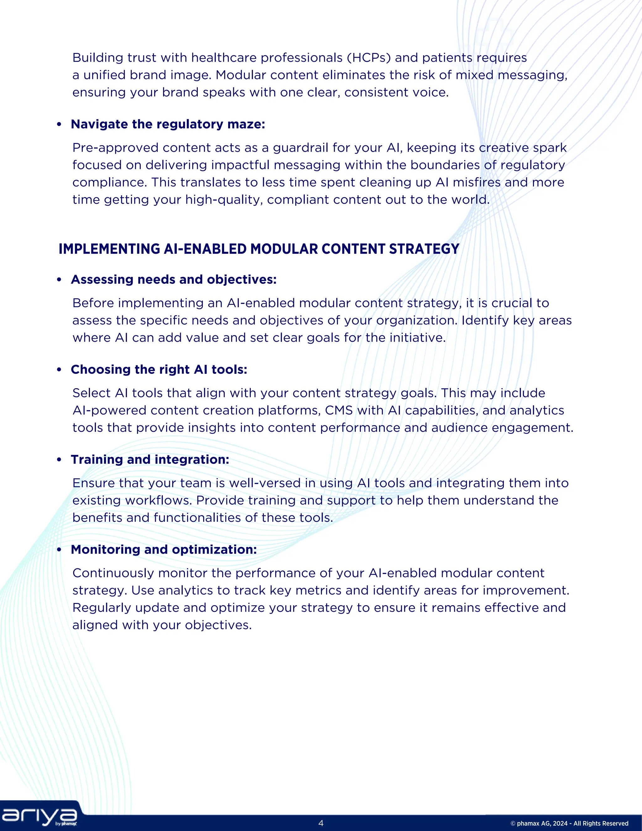How AI Enables Modular Content Strategy in Pharma | PDF