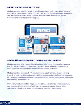 How AI Enables Modular Content Strategy in Pharma | PDF