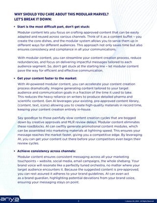 How AI Enables Modular Content Strategy in Pharma | PDF
