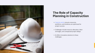 How AI is Enhancing Capacity Planning in Construction | PDF