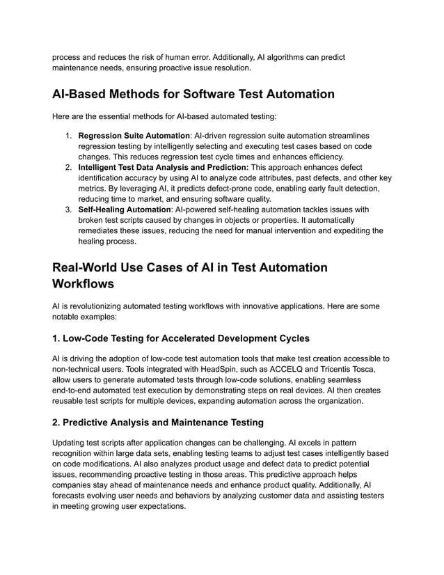 How AI is Streamlining Test Automation Workflows_ A Comprehensive Guide.pdf