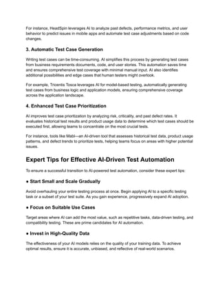 How AI is Streamlining Test Automation Workflows_ A Comprehensive Guide.pdf