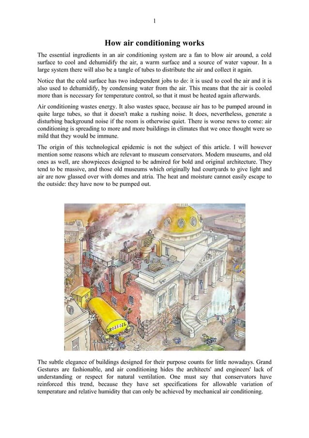 How Air Conditioning Works | PDF | Indoor Environmental Quality | Home ...