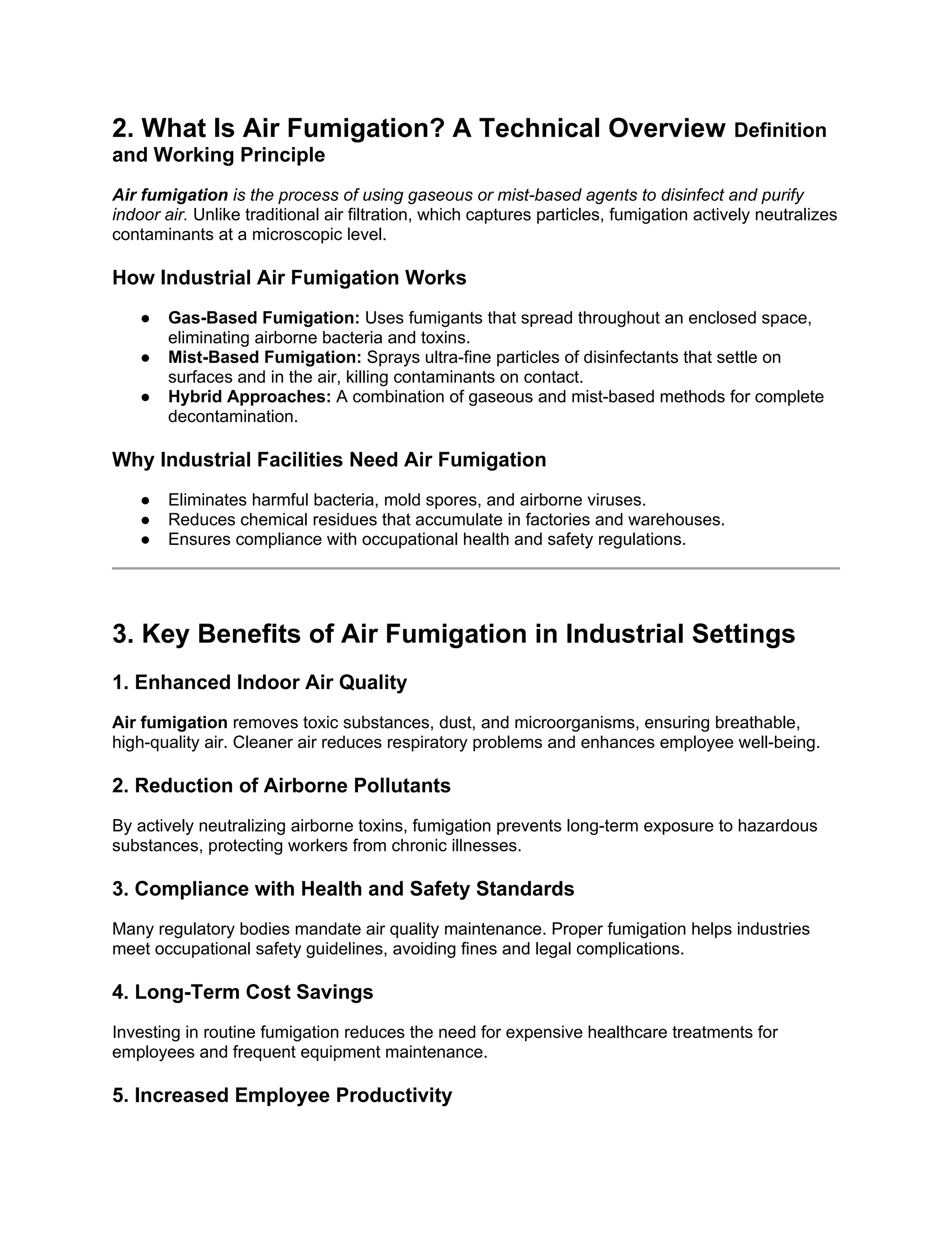 How Air Fumigation Can Improve Indoor Air Quality and Reduce Workplace ...