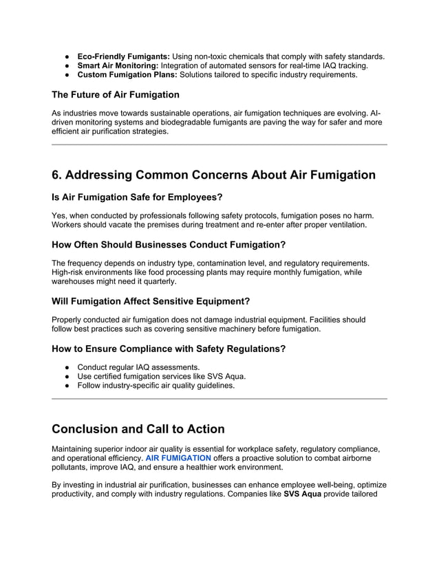 How Air Fumigation Can Improve Indoor Air Quality and Reduce Workplace ...