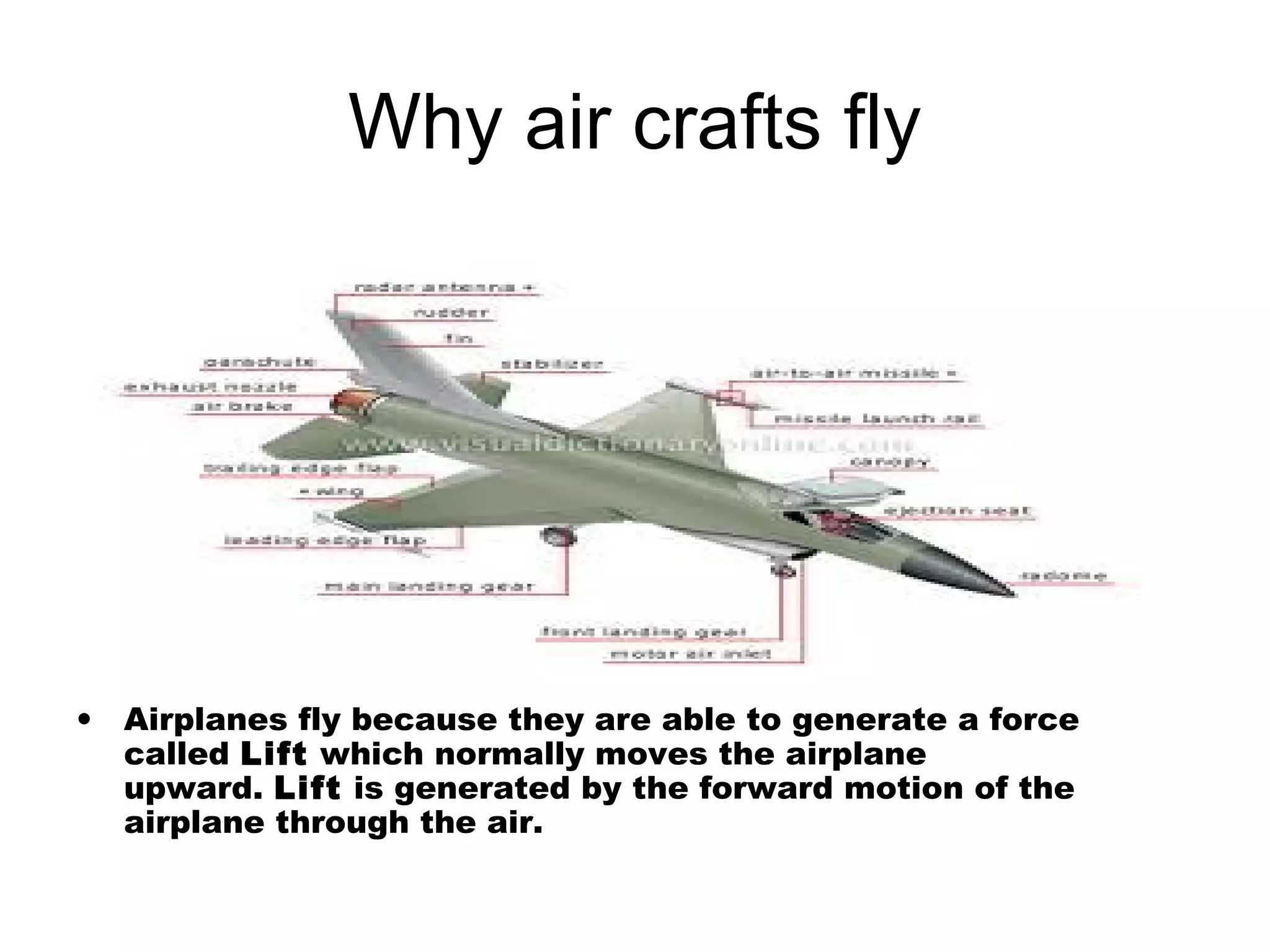 How aeroplanes fly - By Nathan | PPT