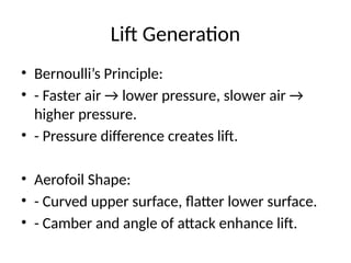 How airplanes fly_the forces_these law and principles | PPTX