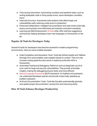 How AI Tools for Developers Are Revolutionizing Software Creation in 2025.pdf