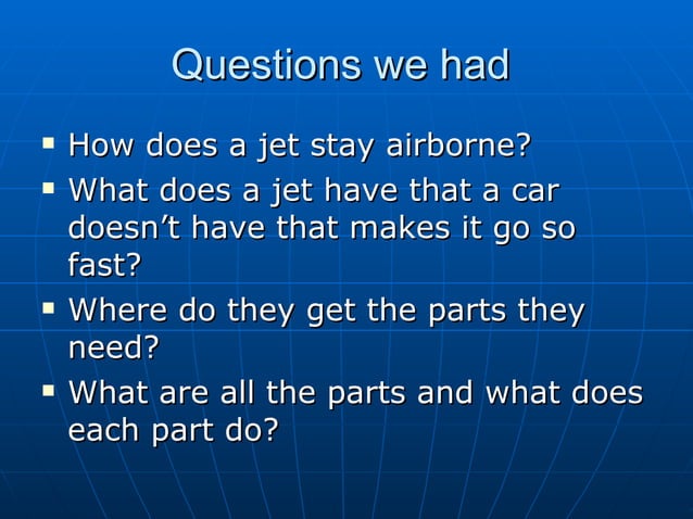 How A Jet Works | PPT