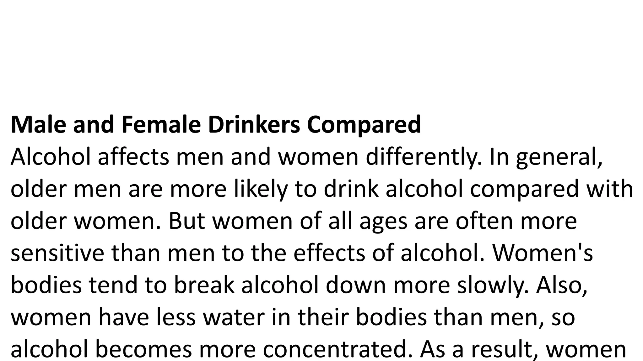 How alcohol affects your body | PPTX