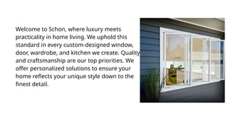 How Aluminum Transforms: Sliding Glass, Entrance, and Section Windows ...