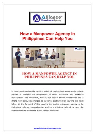 How a Manpower Agency in Philippines Can Help You | PDF | Free Download