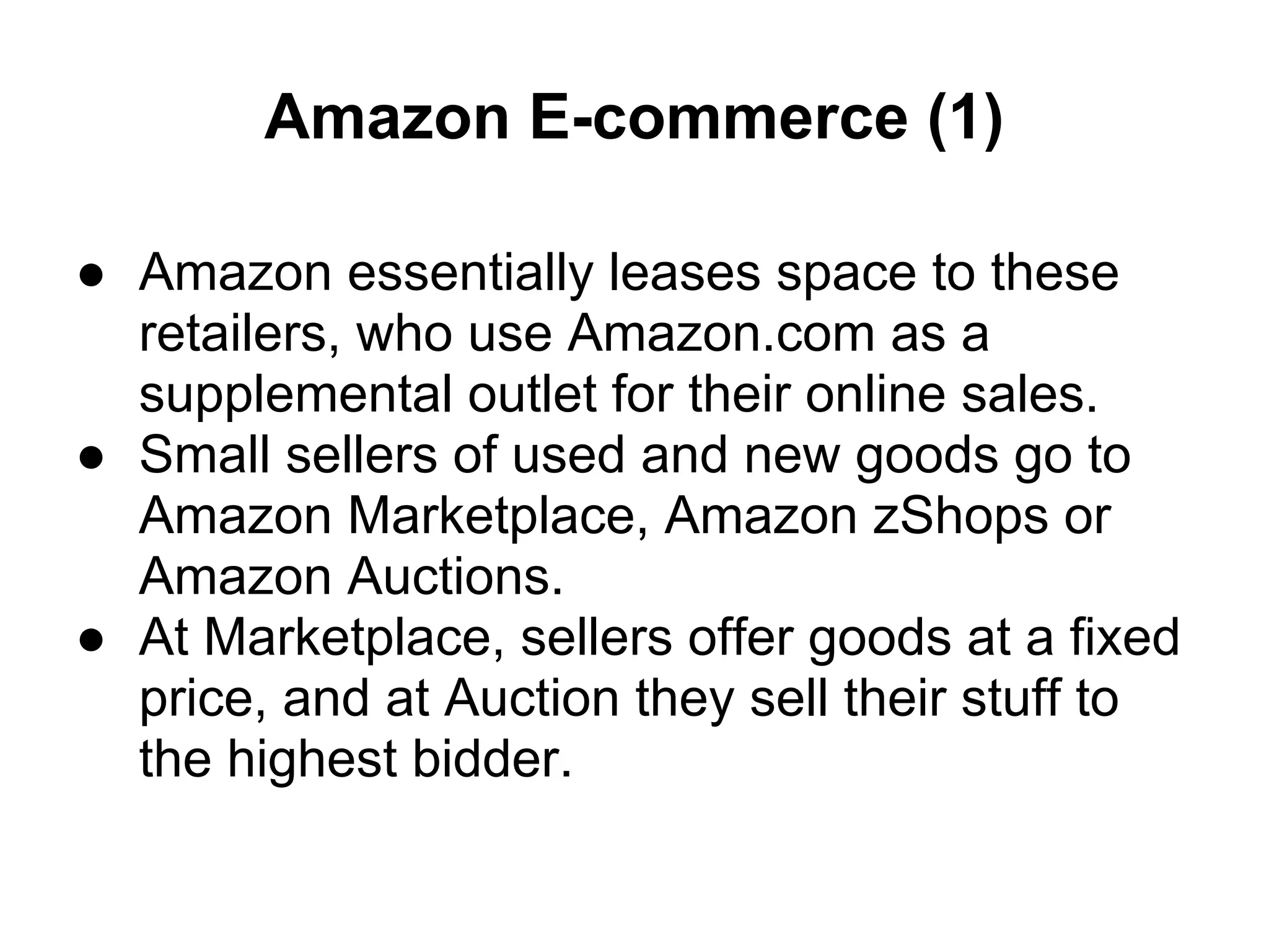 How amazon business works | PPT