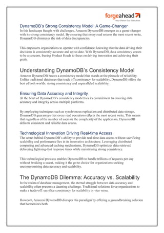 How Amazon DynamoDB Ensures Data Accuracy Across Platforms.pdf
