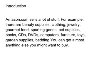 How amazon work | PPT