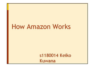How amazon works | PPT