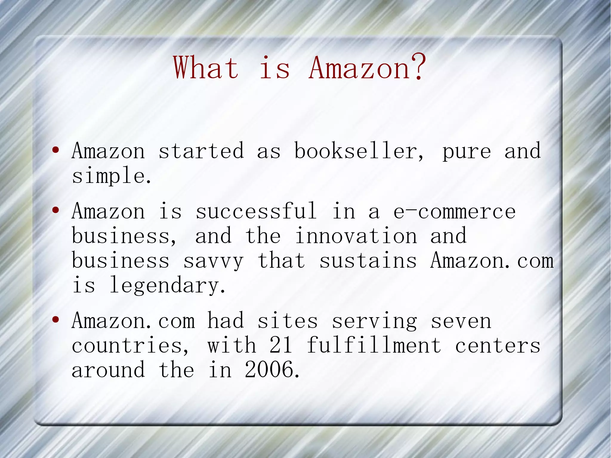 How amazon works? | PDF
