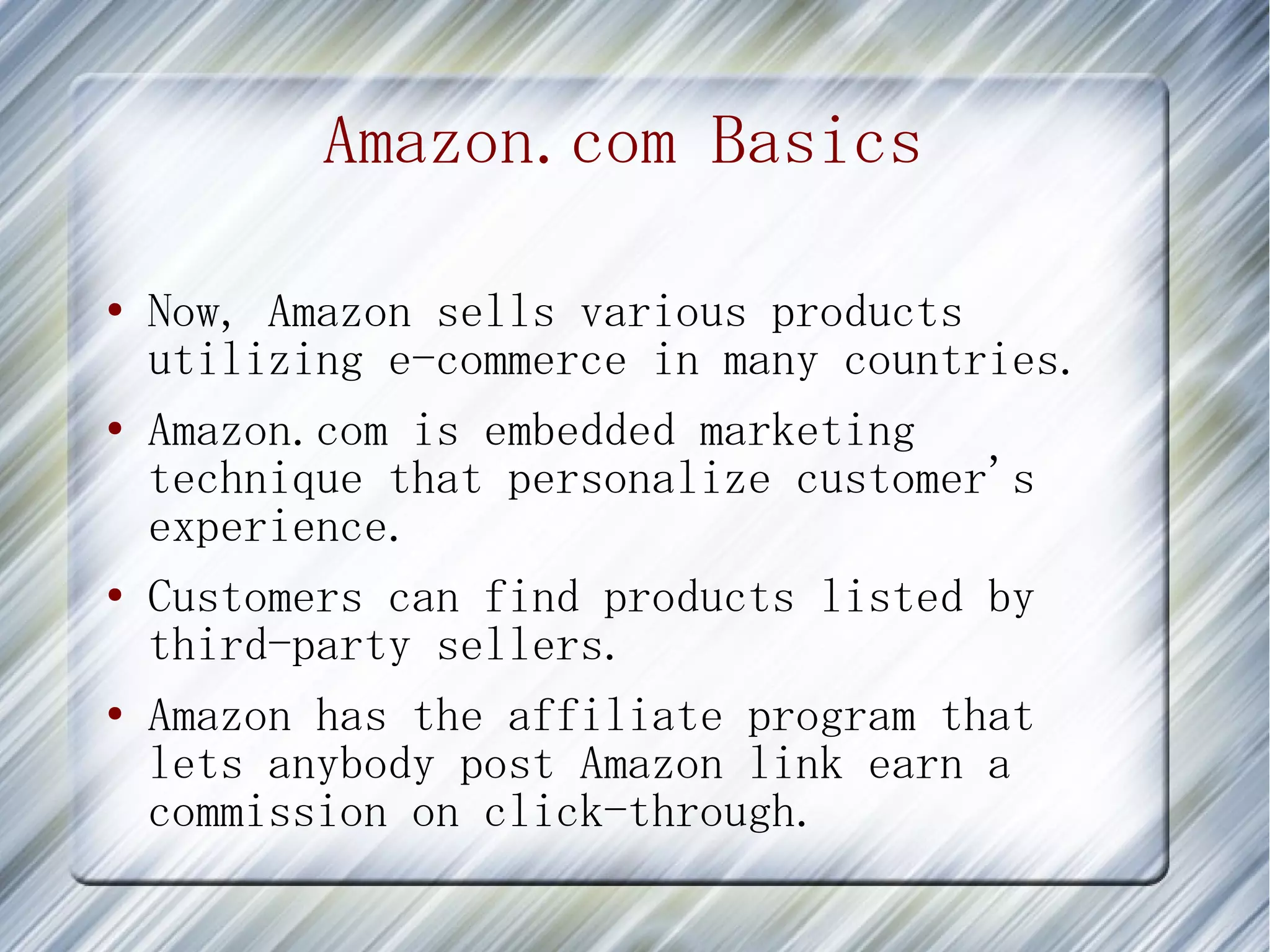 How amazon works? | PDF