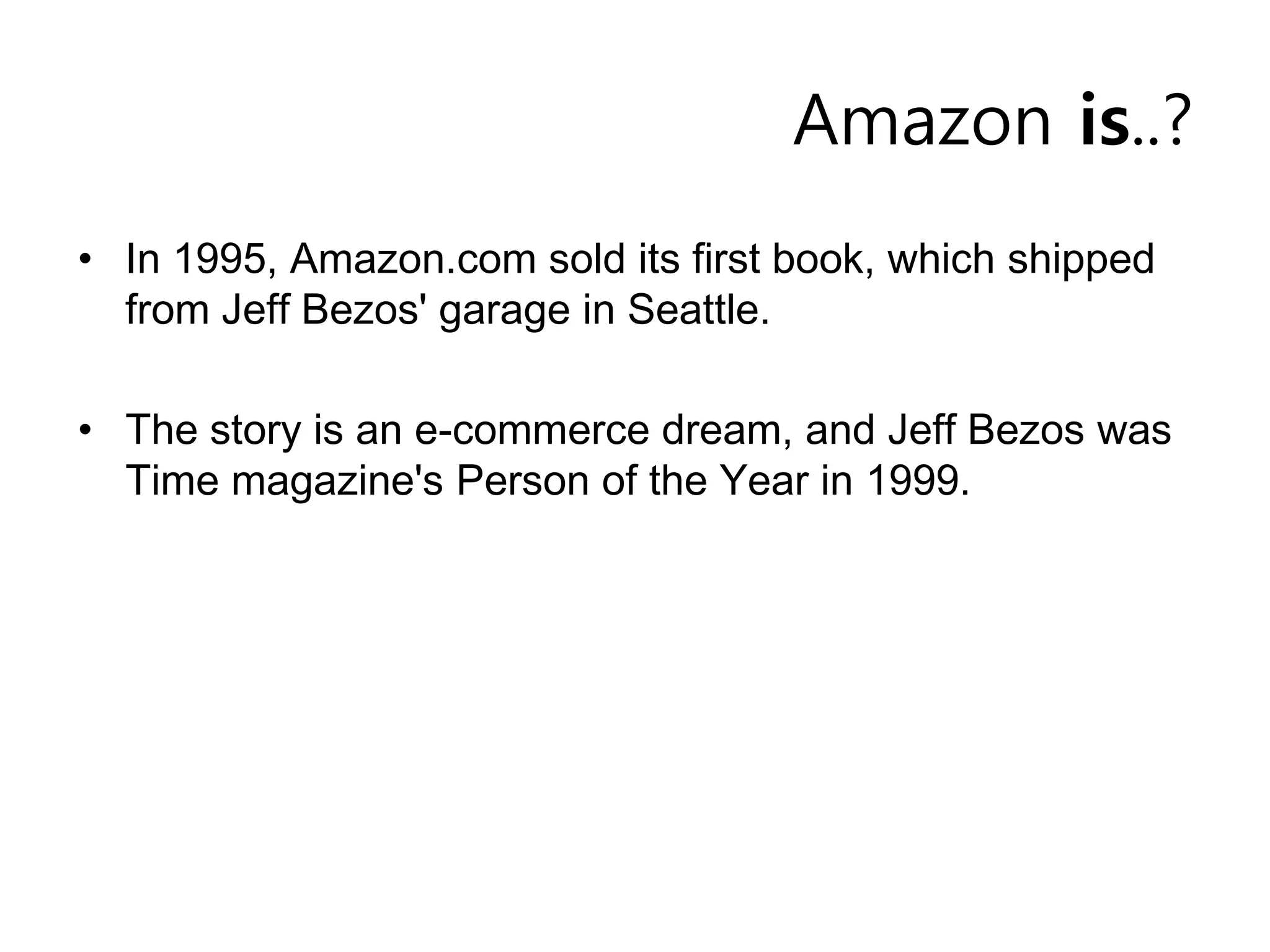 How amazon works | PPT