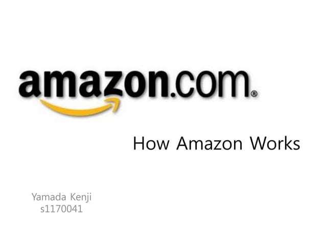 How amazon works | PPT