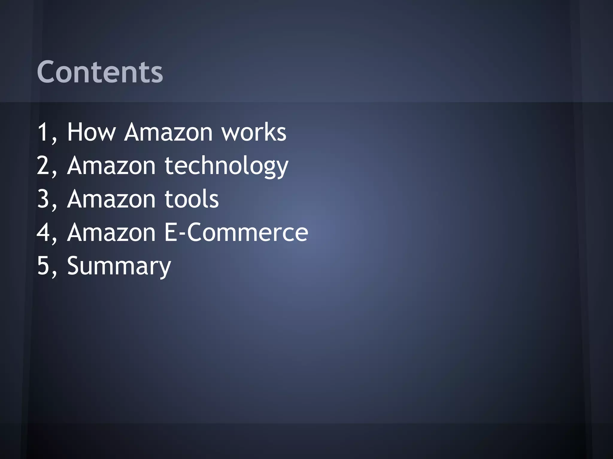 How amazon works | PPT