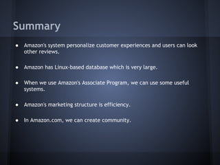 How amazon works | PPT