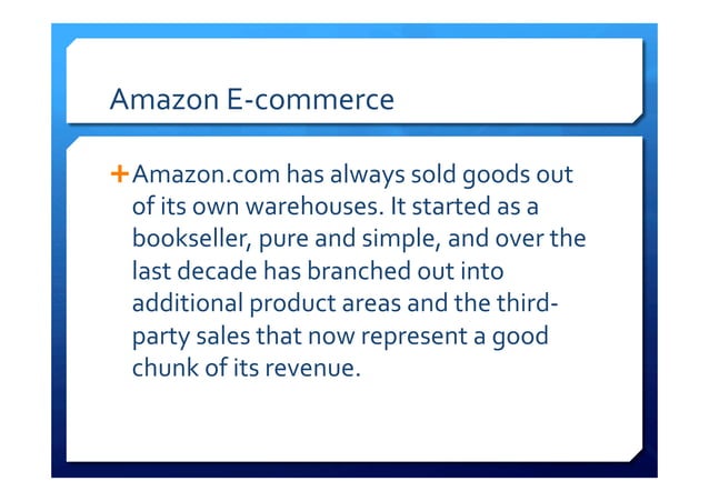 How amazon works | PPT