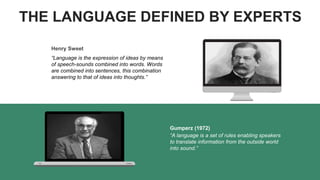How and when is language possible | PPT
