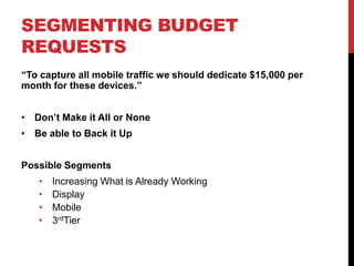 How and when to raise ppc budgets | PPT