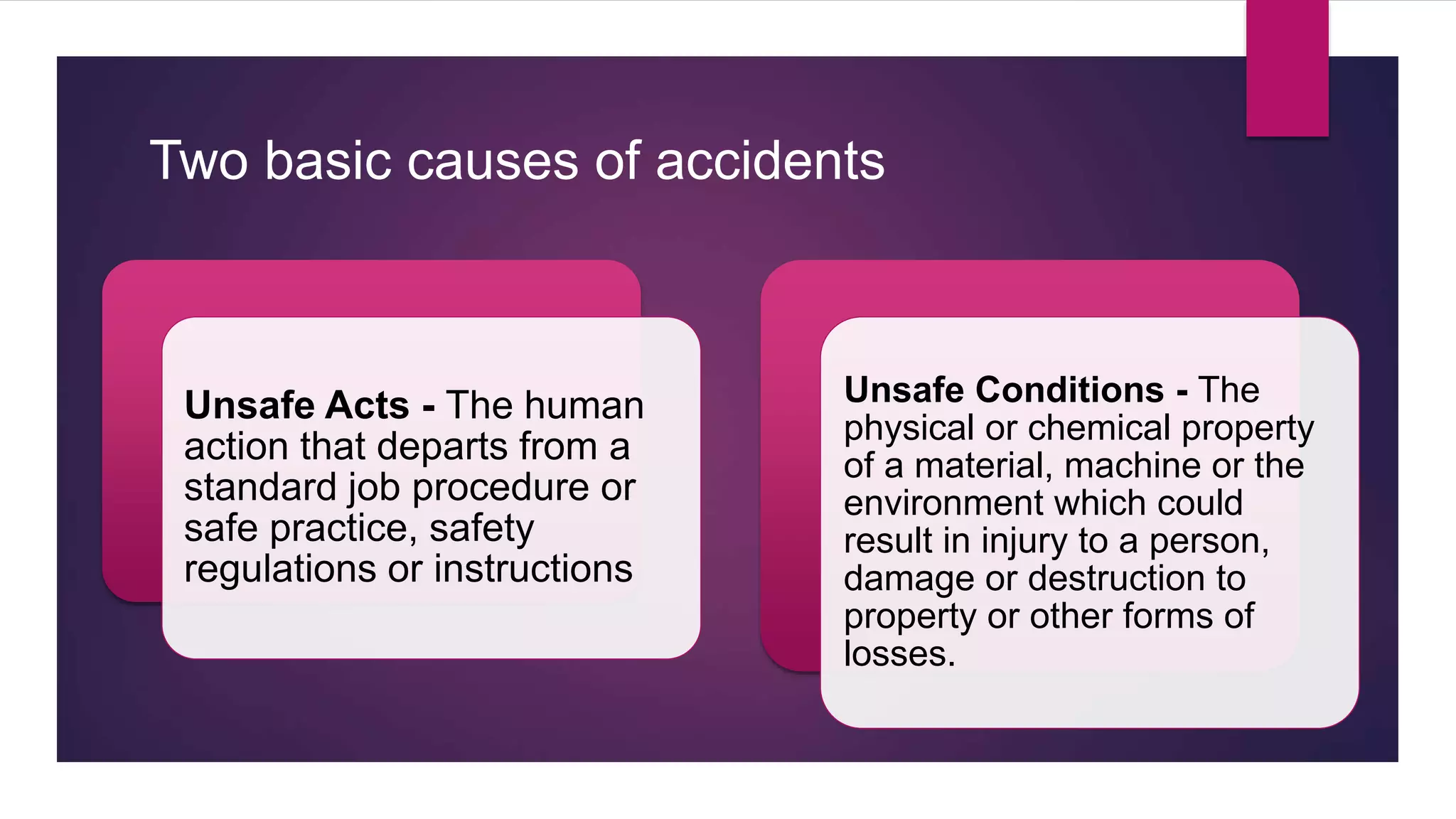 How and why accident happen | PPTX