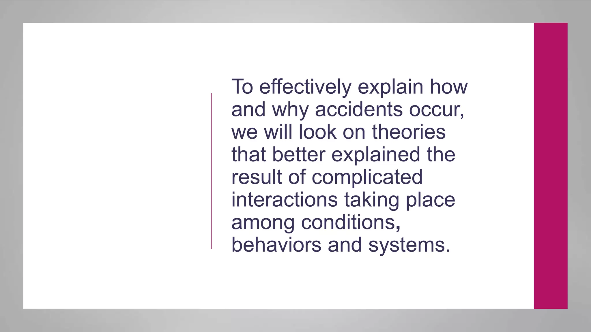 How and why accident happen | PPTX