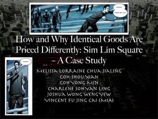 How and Why Identical Goods Are Priced Differently—Sim Lim Square—A ...