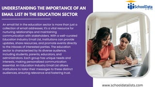 How an Education Industry Email List Drives Better Lead Generation.pdf